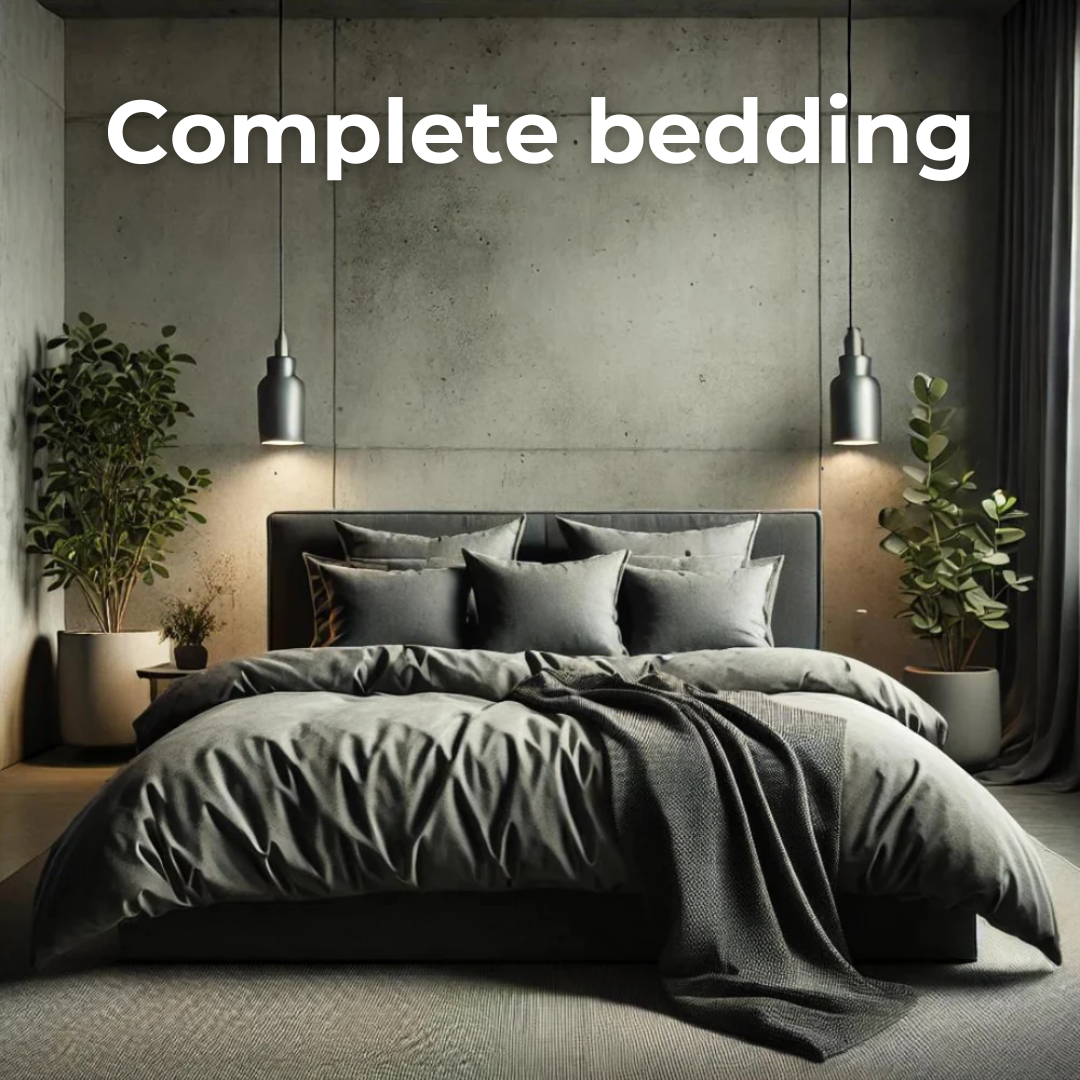 Loomii® – Midnight grey Eucalyptus Lyocell Bedding Set