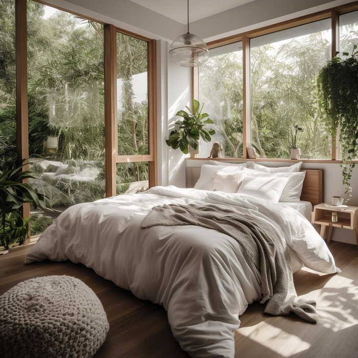 Loomii® – Midnight blue Eucalyptus Lyocell Bedding Set